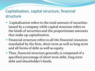 Traditional theory of capital structure | PPTX
