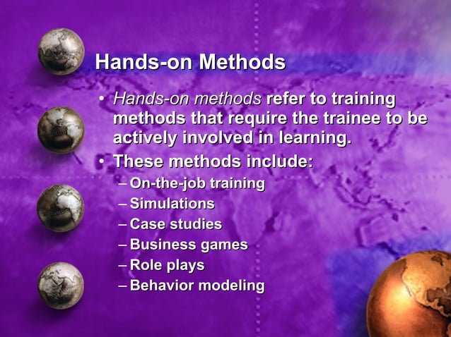 Traditional training methods | PPT