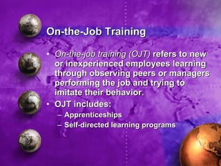 Traditional training methods | PPT
