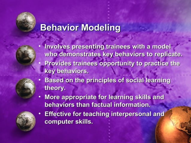 Traditional training methods | PPT | Business | Business and Finance