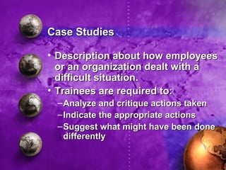 Traditional training methods | PPT