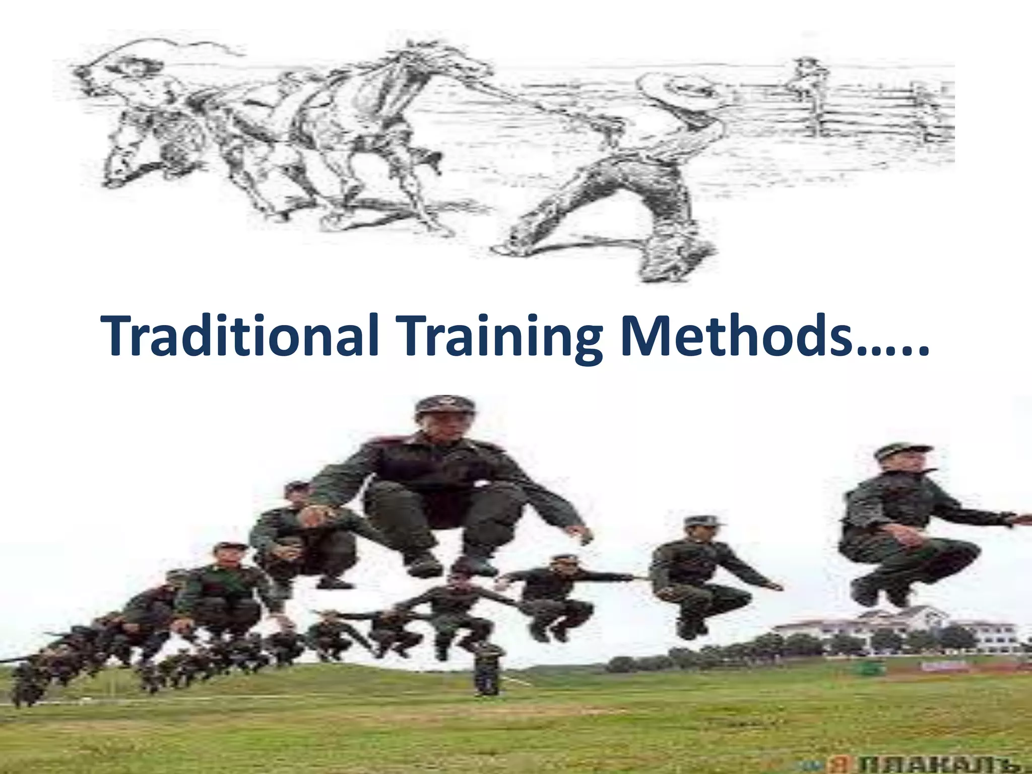 Traditional Training Methods | PPTX
