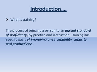 Traditional Training Methods | PPTX