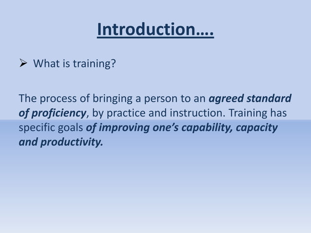 Traditional Training Methods | PPTX