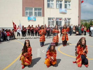 Traditional Turkish Folklore Show performed by students | PPTX