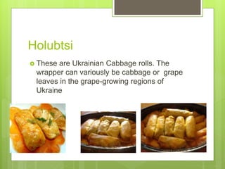Traditional ukrainian food | PPT