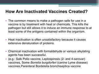 Traditional vaccine preparation | PPTX