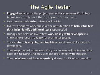 Traditional vs Agile Roles | PPT