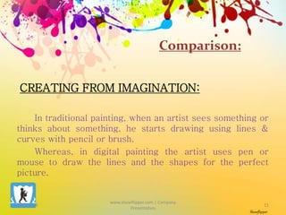 Traditional vs digital art-ShowFlipper | PPTX