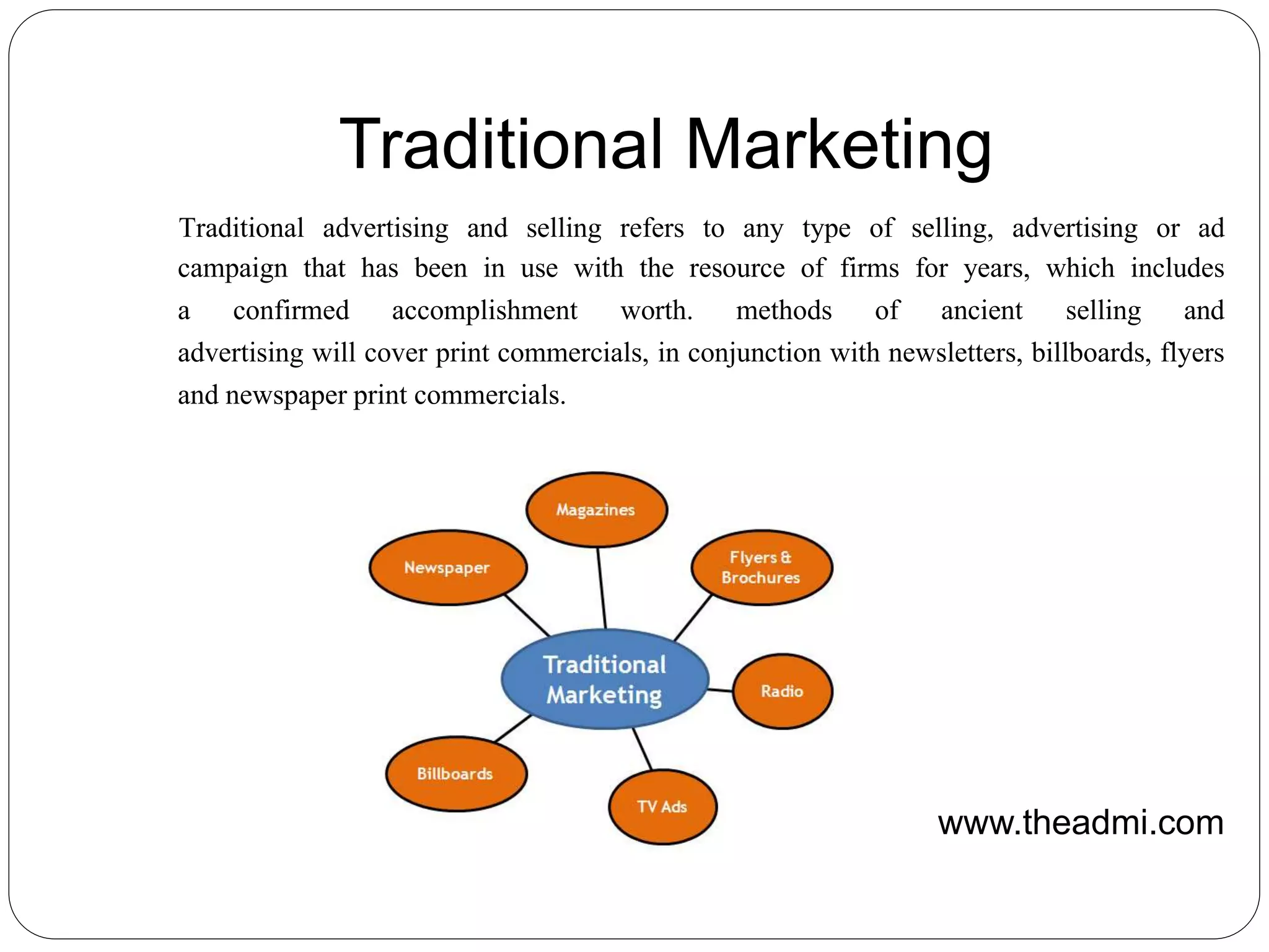 Traditional Marketing vs Digital Marketing | PPTX