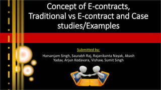 Traditional vs E-contract | PPTX