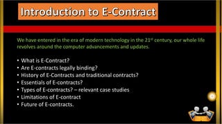 Traditional vs E-contract | PPTX