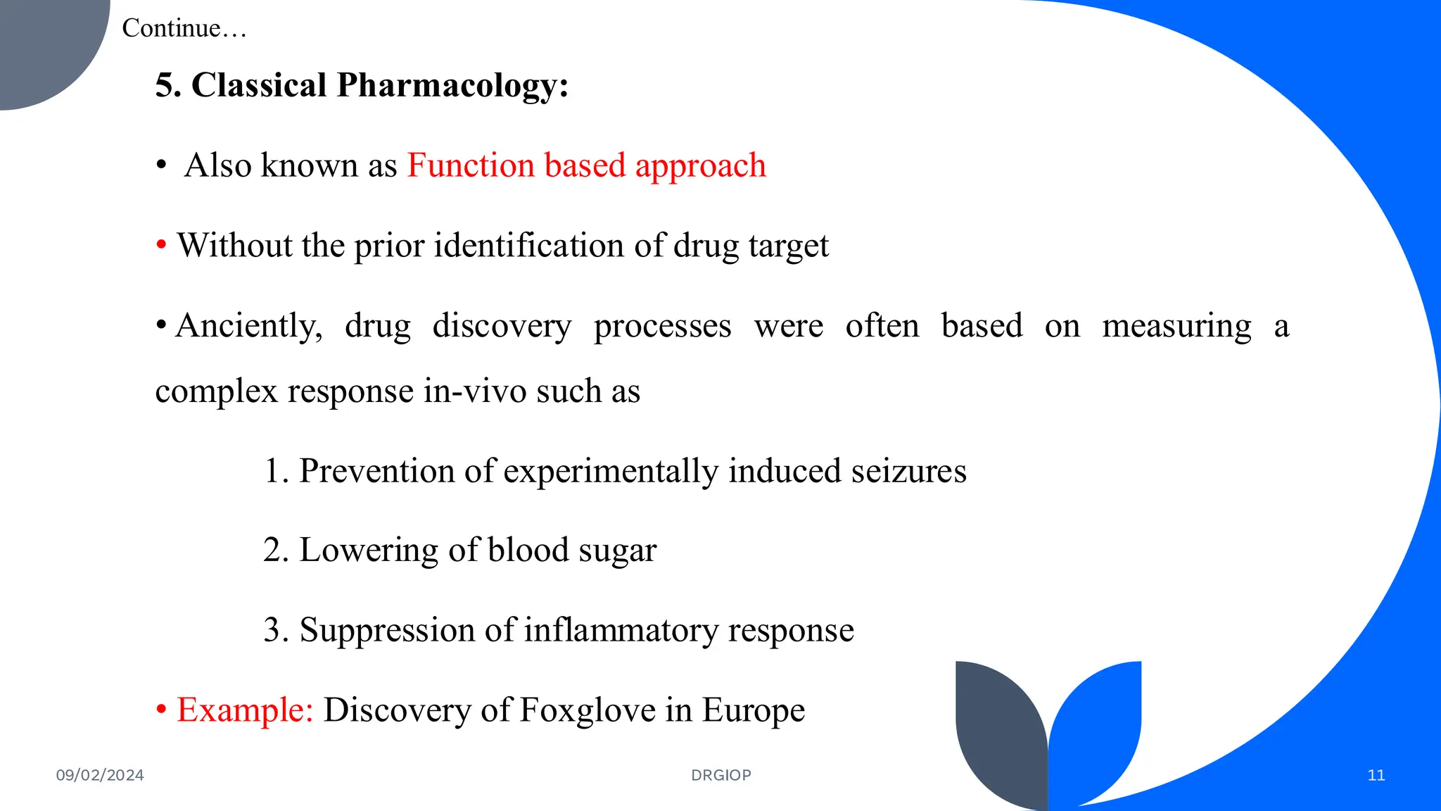Traditional Vs Rational Drug Design, Methods followed in Traditional ...