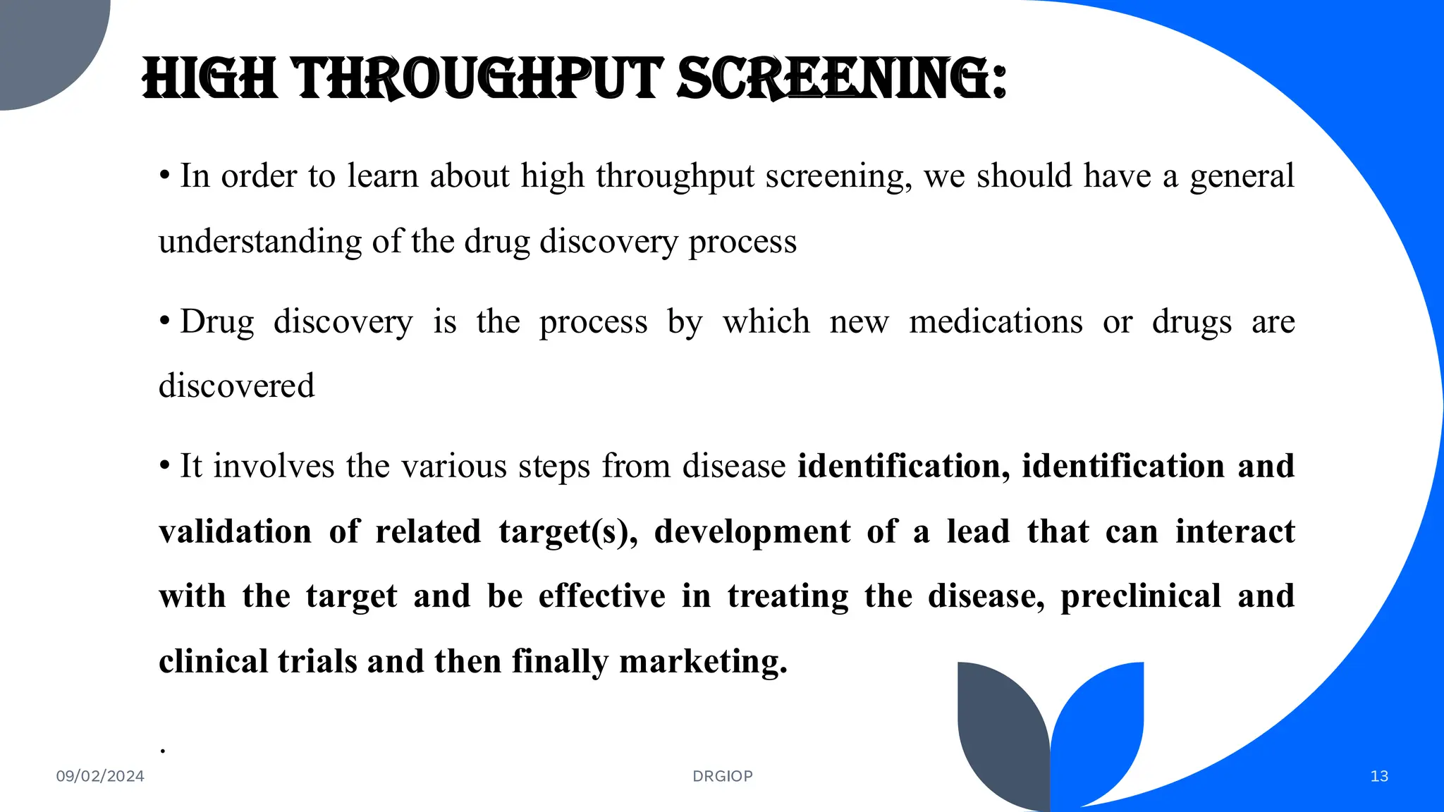 Traditional Vs Rational Drug Design, Methods followed in Traditional Drug Design and High ...