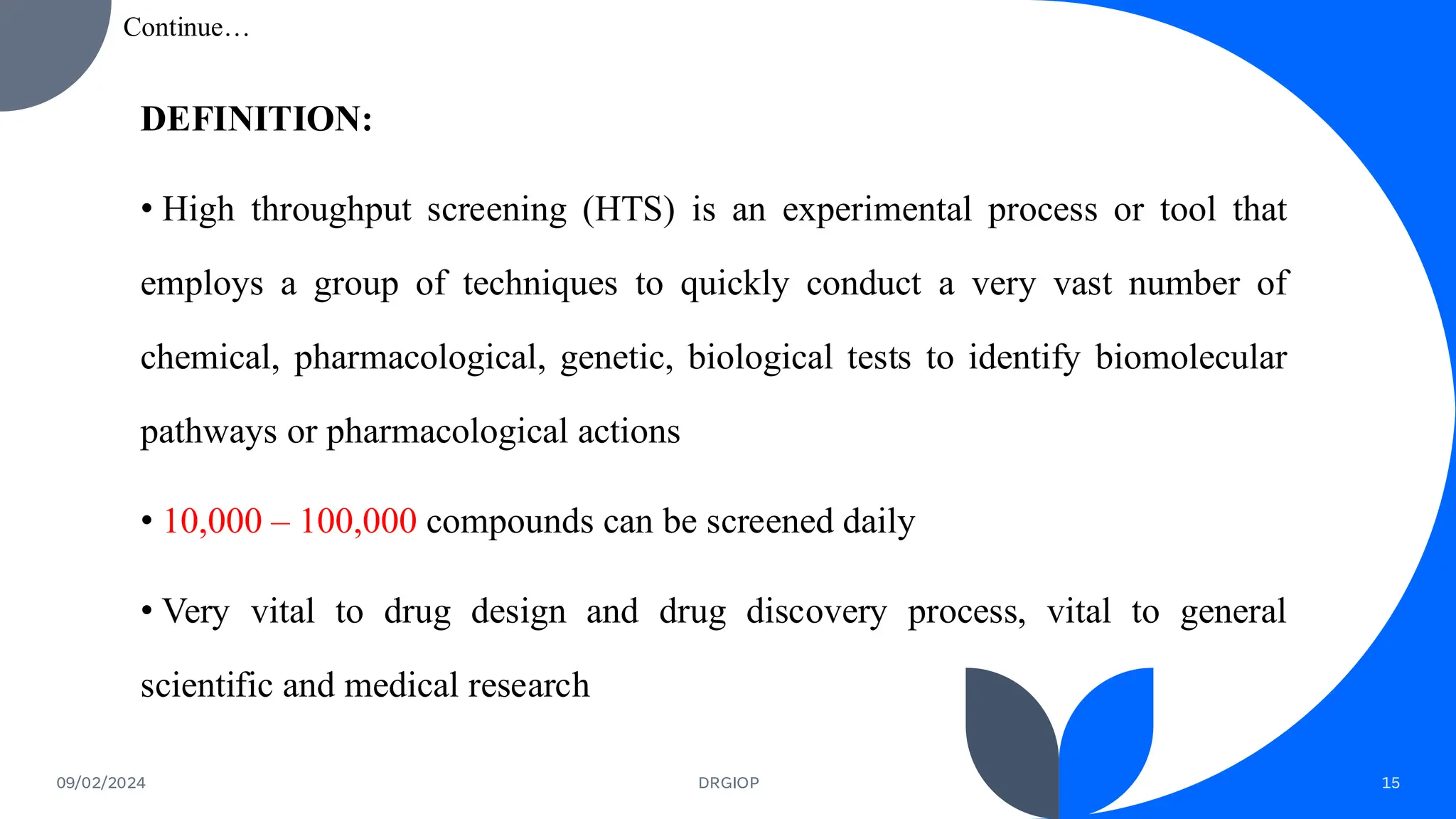 Traditional Vs Rational Drug Design, Methods followed in Traditional ...