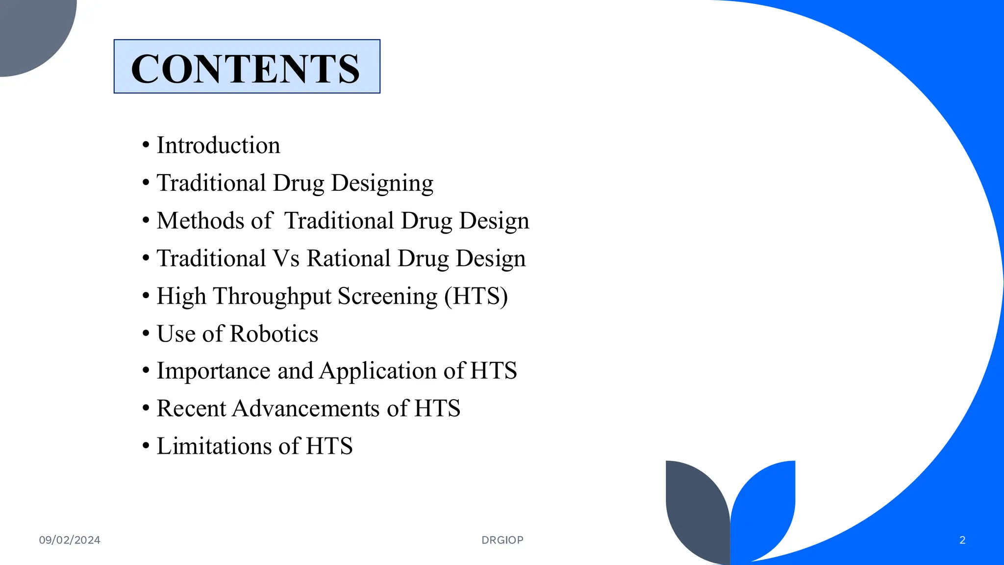 Traditional Vs Rational Drug Design, Methods followed in Traditional ...