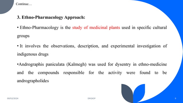 Traditional Vs Rational Drug Design, Methods followed in Traditional ...
