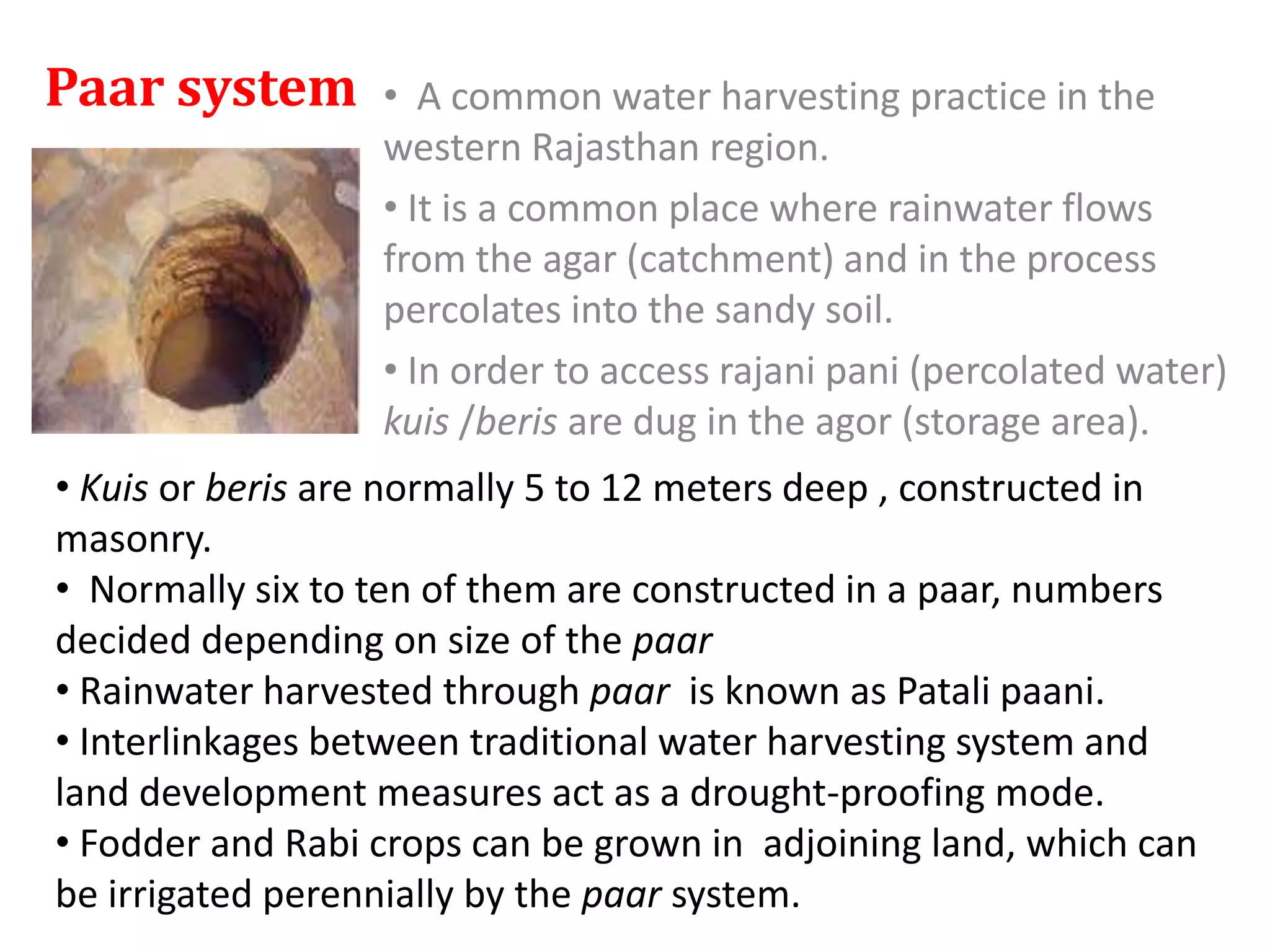 Traditional water harvesting 4 | PPTX