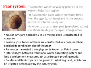 Traditional water harvesting 4 | PPTX