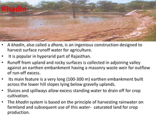 Traditional water harvesting 4 | PPTX