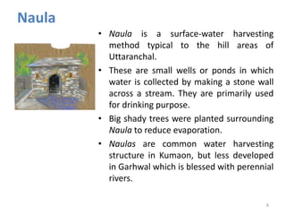 Traditional water harvesting in India Part 1 | PPTX