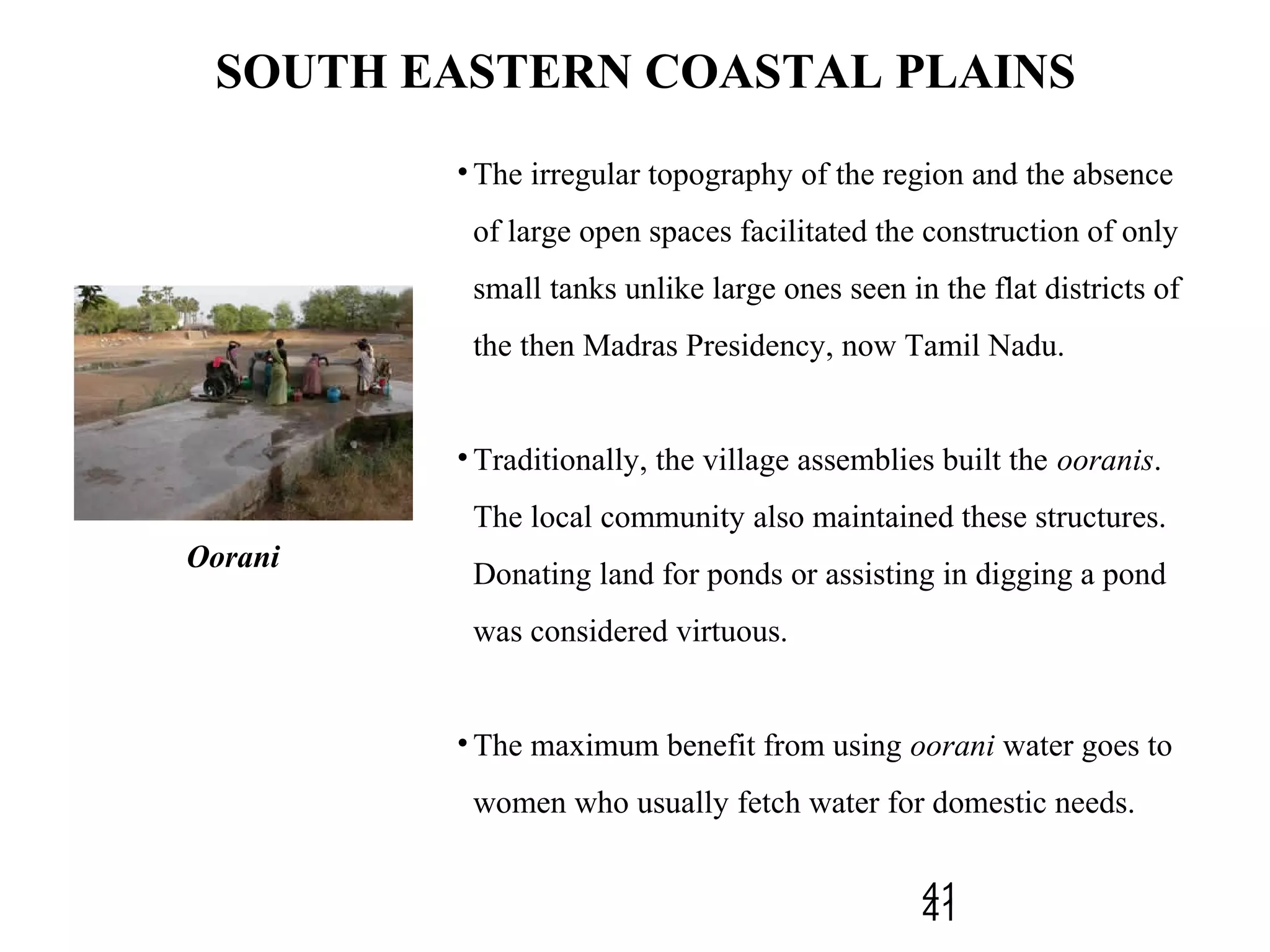 Traditional water harvesting methods – their role and scope in ...