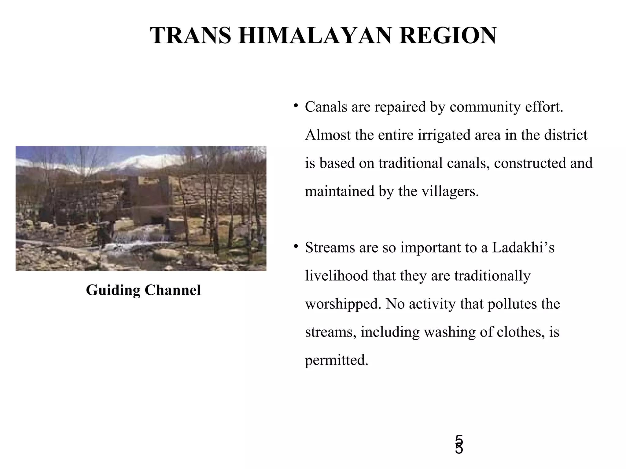 Traditional water harvesting methods – their role and scope in ...