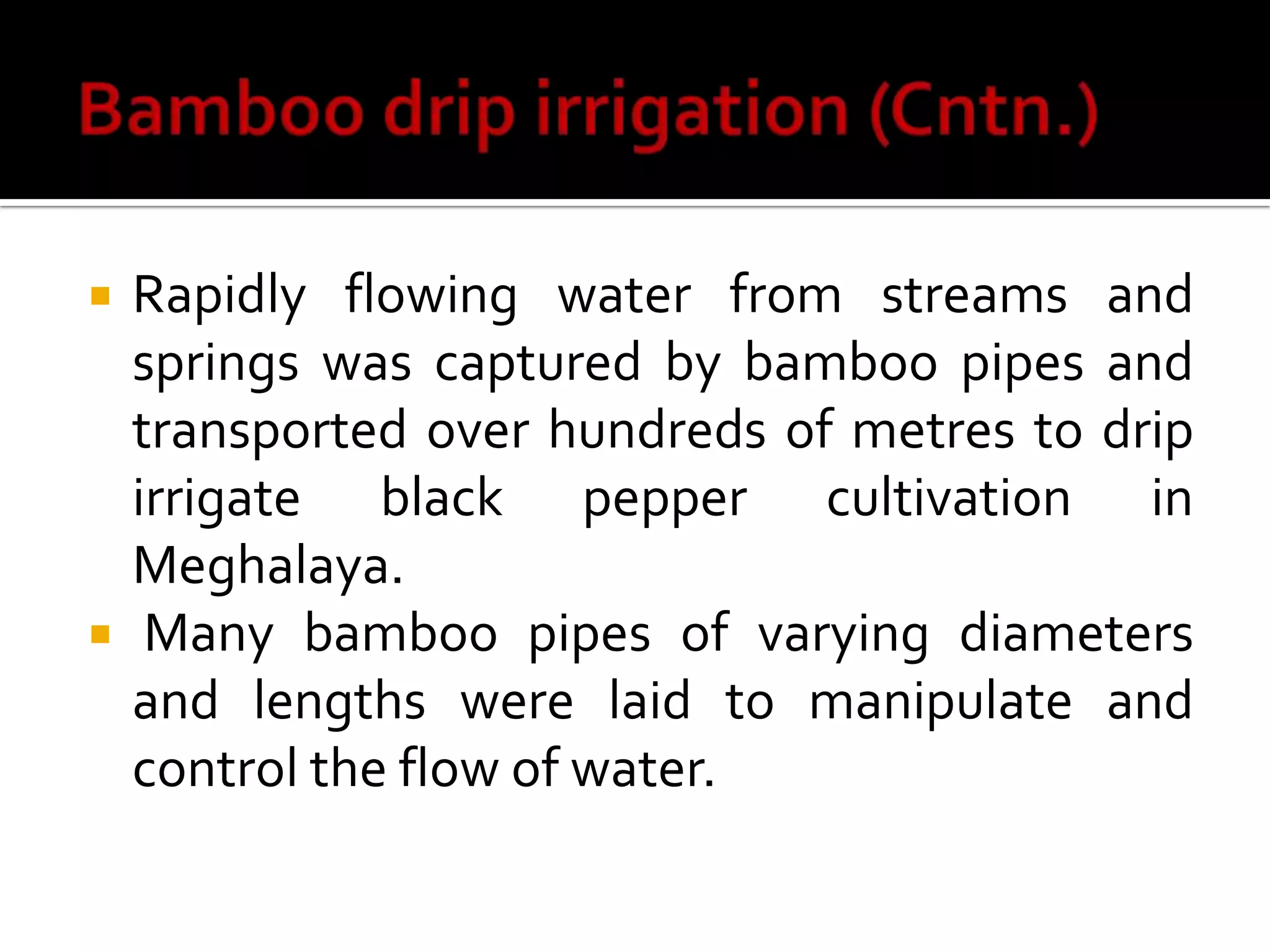 Traditional water harvesting systems of india | PPTX
