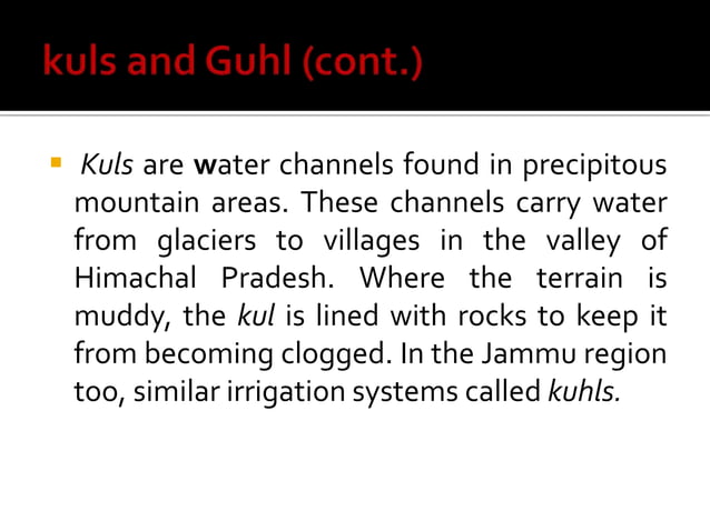 Traditional water harvesting systems of india | PPTX | Asia Travel ...