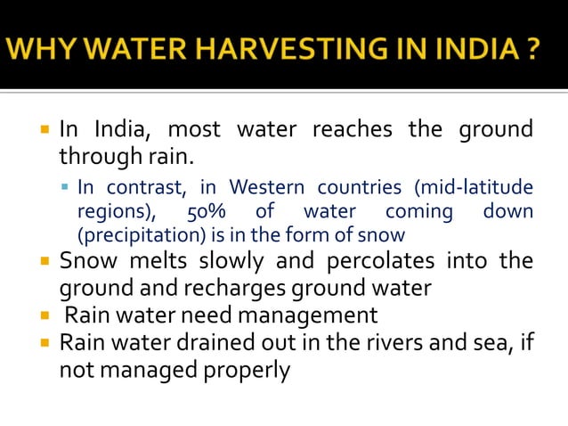 Traditional water harvesting systems of india | PPTX | Asia Travel ...