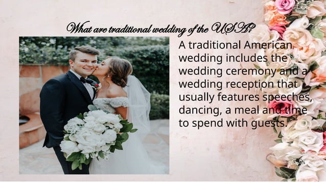 The Traditional Weddings of the United States of America | PPT
