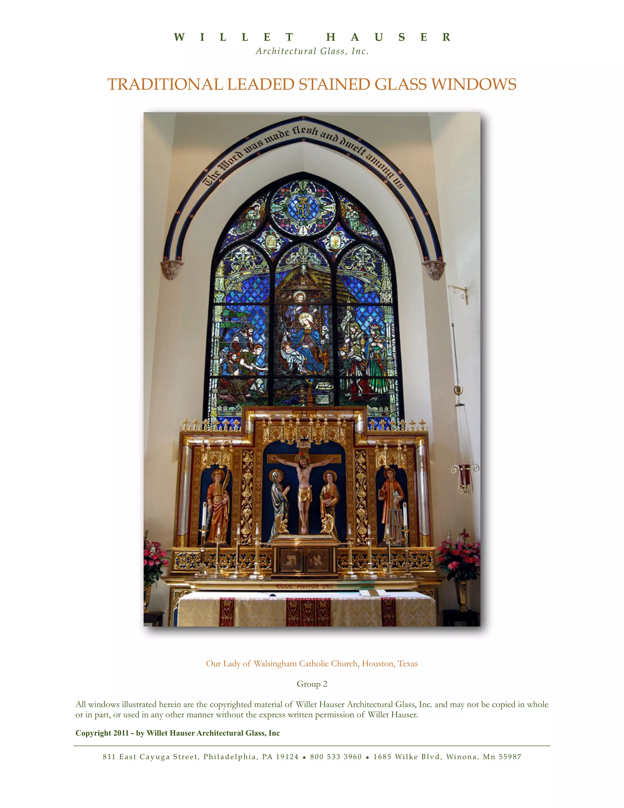 Traditional Stained Glass windows Vol.2 | PDF