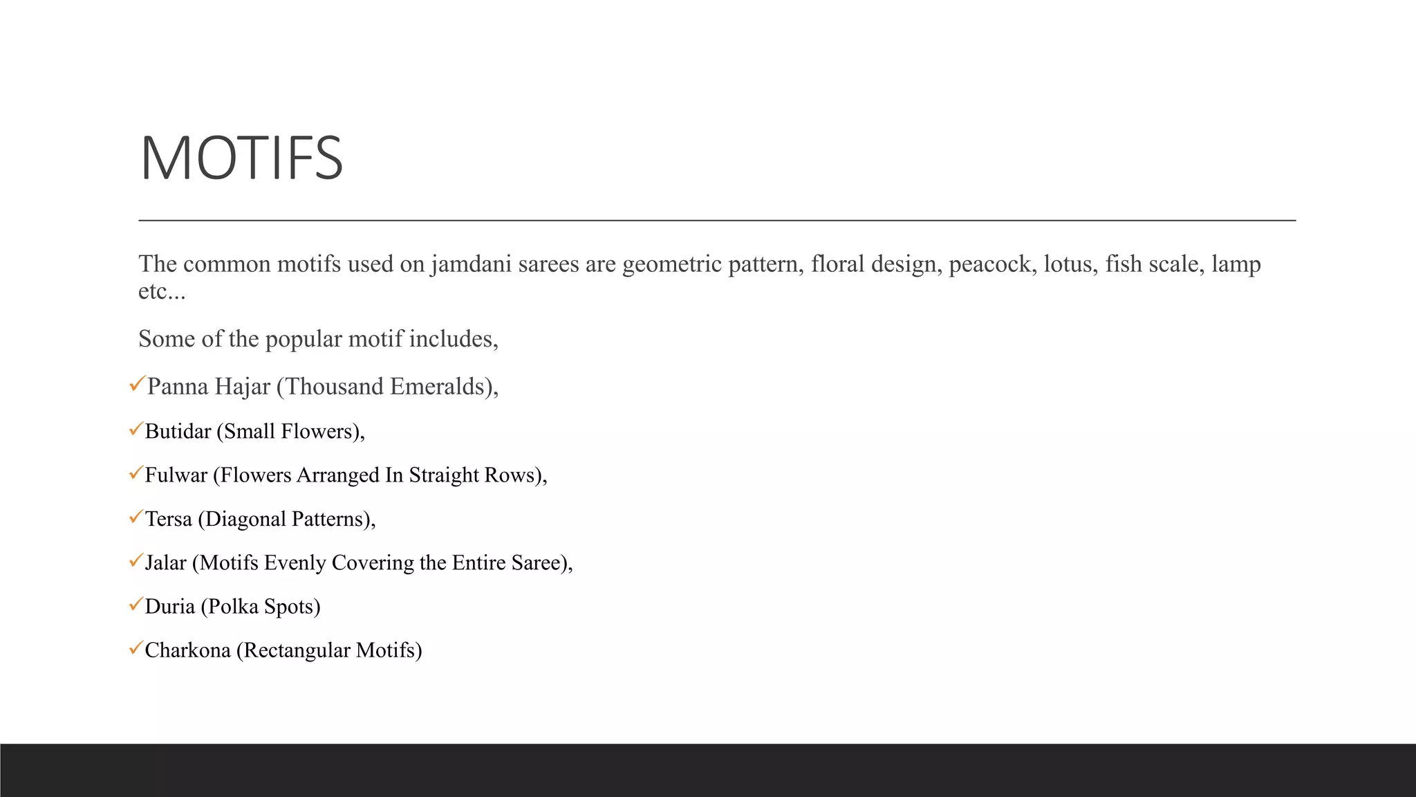 Traditional woven textiles of India | PPTX