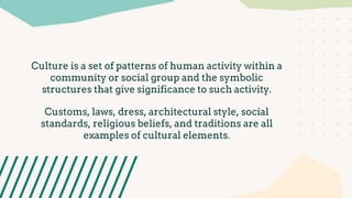 Tradition and Culture | PPTX