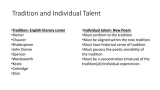 Tradition and individual talent.ppt