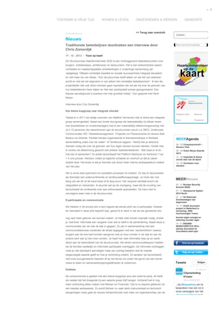 Traditioneel beleid doorbreken - Gemeente HLMR - Cris Zomerdijk - okt ...