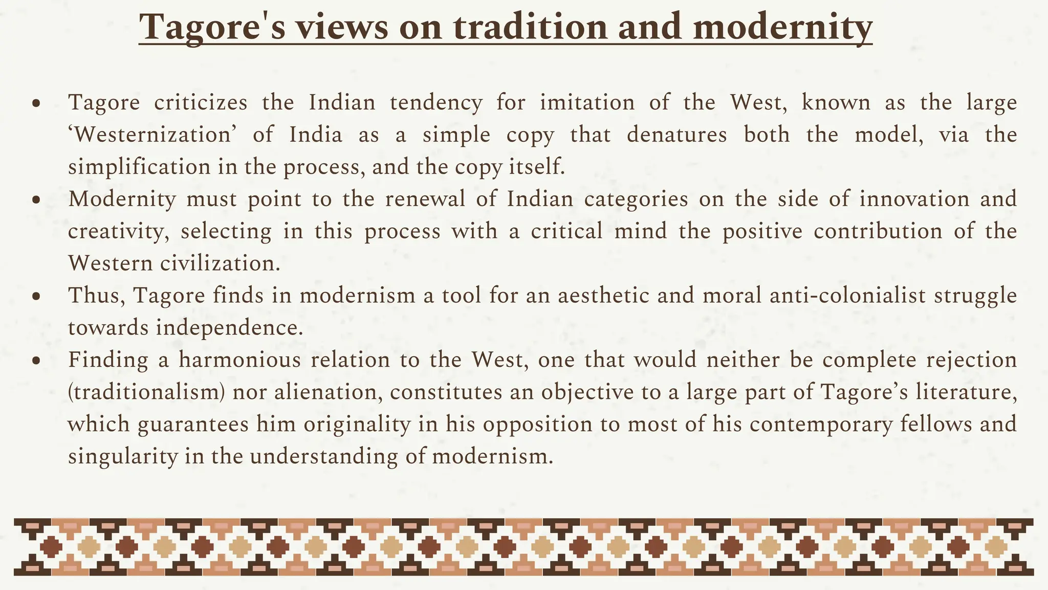 Tradition vs Modernity in 'The Home and the World' - Paper 201 | PPTX