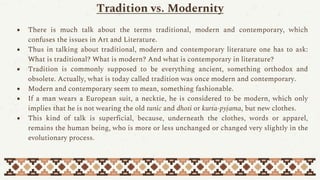 Tradition vs Modernity in 'The Home and the World' - Paper 201 | PPTX