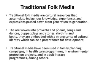 Tradittional instructional media | PPT