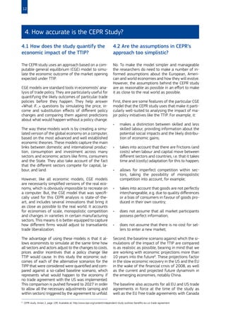 TTIP: The Economic Analysis Explained | PDF