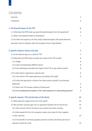 TTIP: The Economic Analysis Explained | PDF