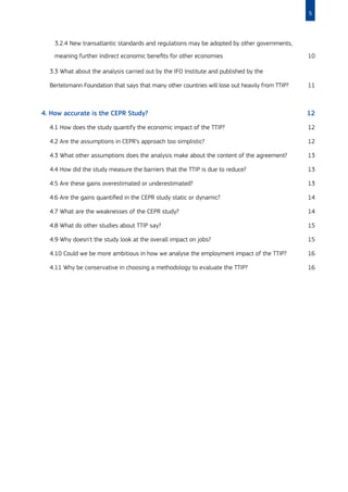 TTIP: The Economic Analysis Explained | PDF