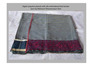 Tradtional Manipuri Phanek | PDF