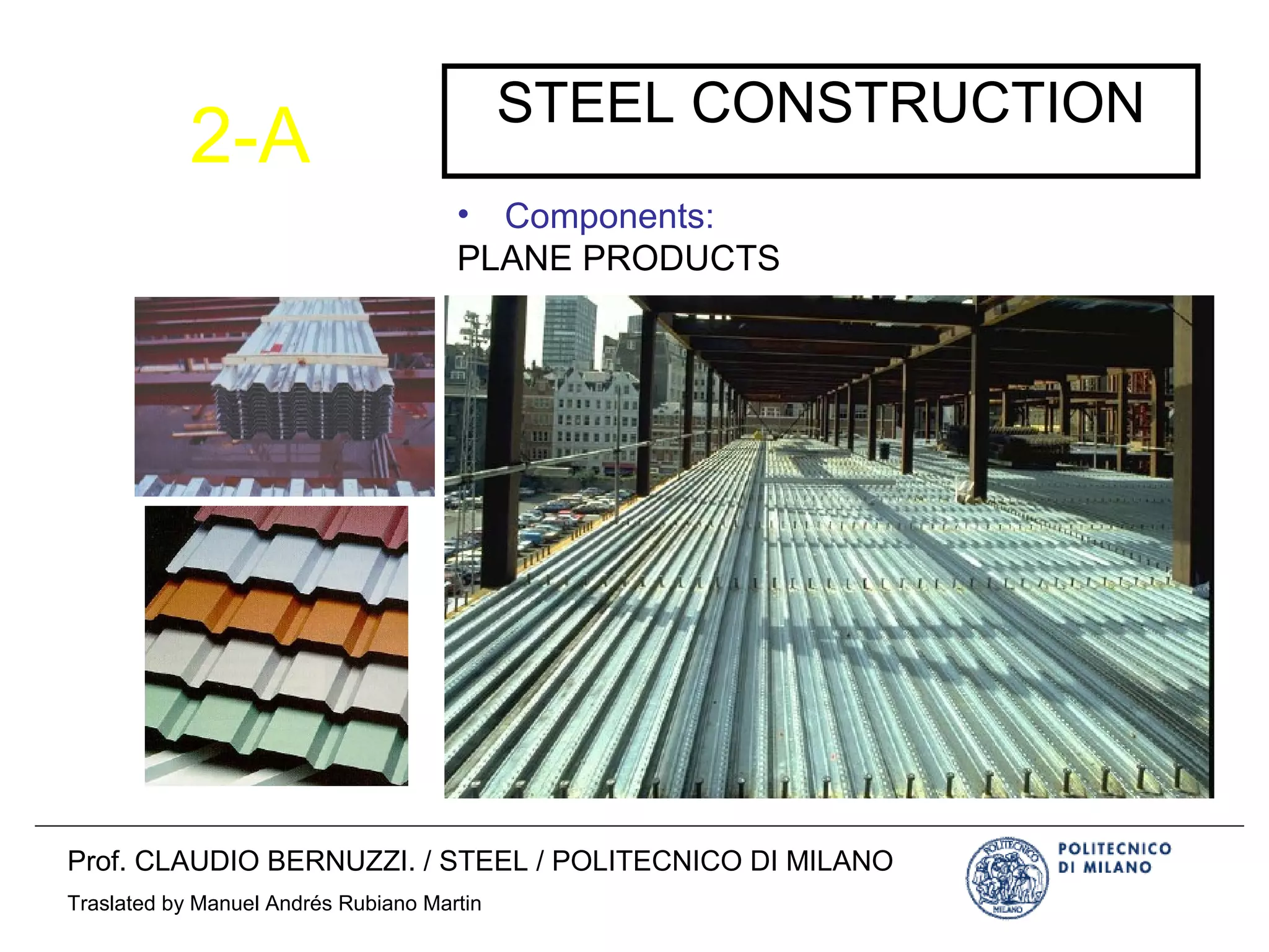STEEL CONSTRUCTION | PPT | Geology | Science