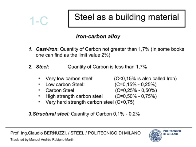 STEEL CONSTRUCTION | PPT | Geology | Science