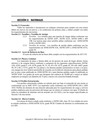 Traduccion de-norma-awwa-para-tanques-de-almacenamiento | PDF