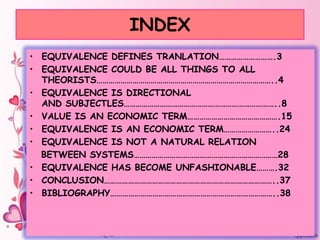 equivalence defines translation | PPTX