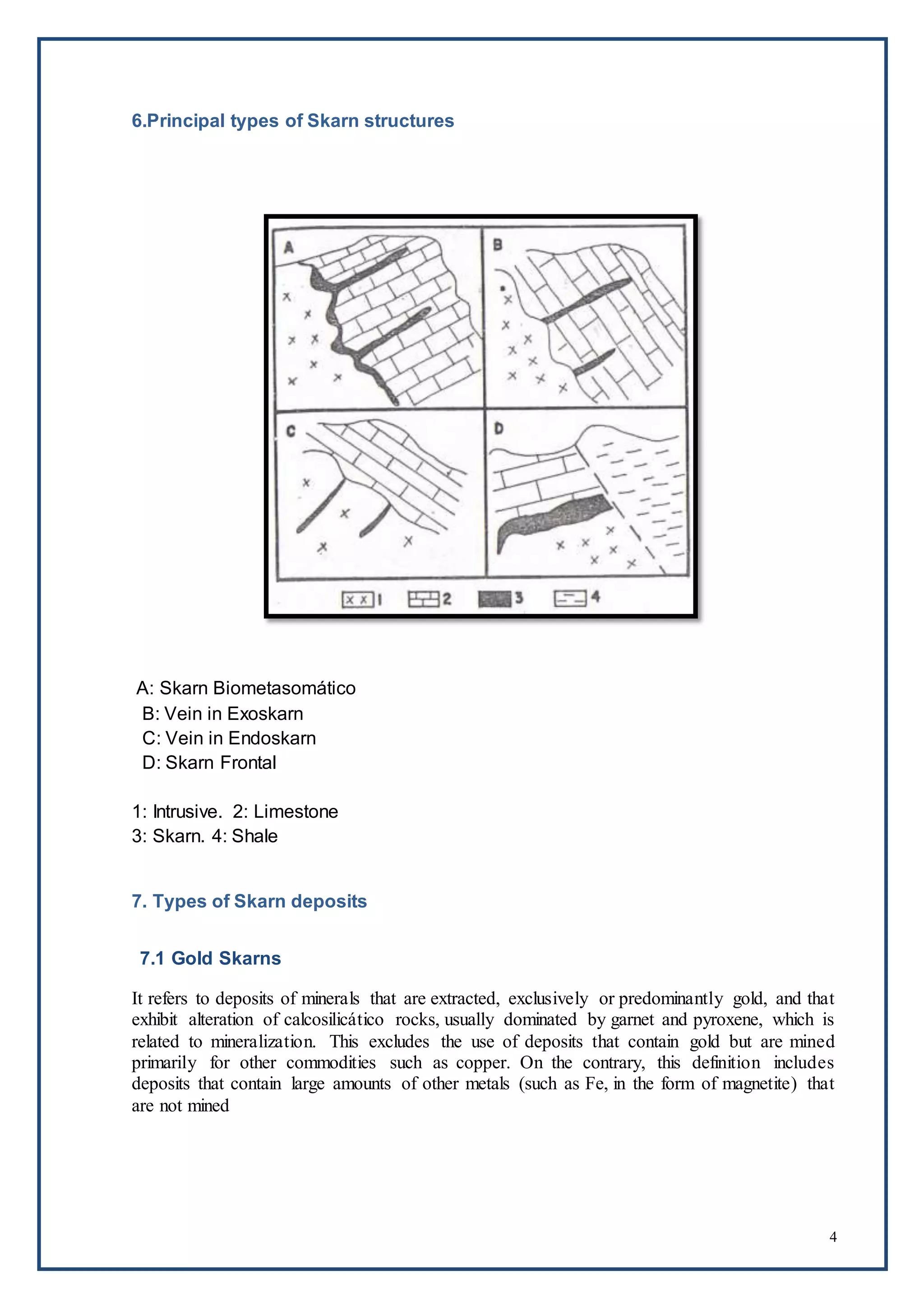 Traducido yacimientos skarn | DOCX