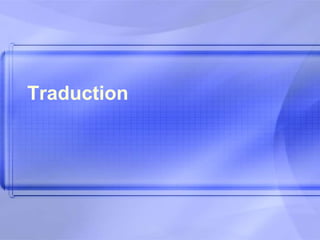 Traduction | PPTX