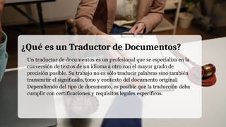 Traductor de Documentos: Importancia, Tipos, y Beneficios de una ...